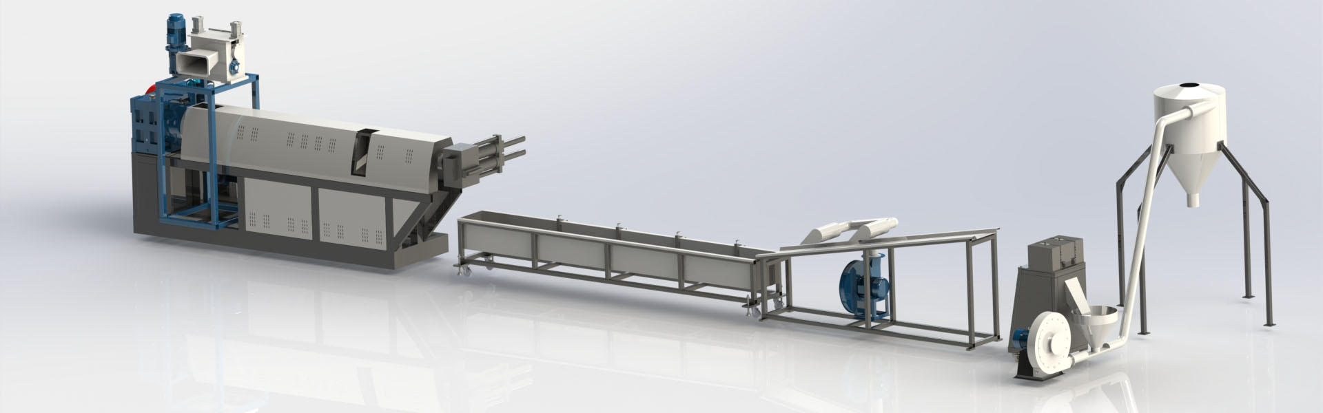 Rigid plastic Pelletizing Line - Plastic Recycling Mahcine Manufacturer