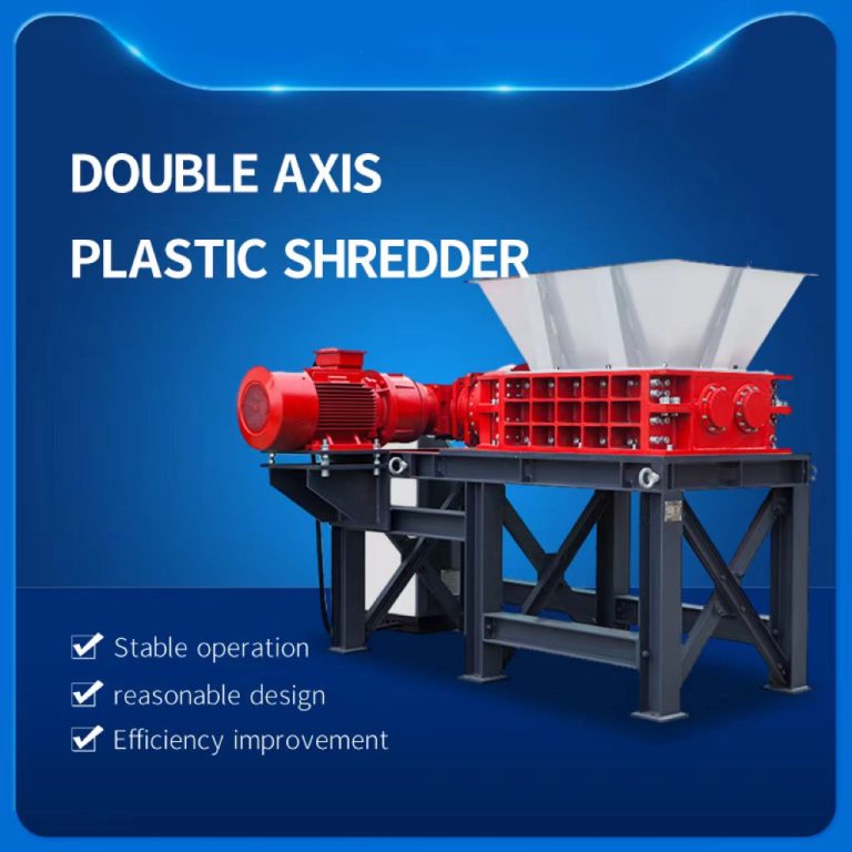 Double axis shredder - Plastic Recycling Mahcine Manufacturer